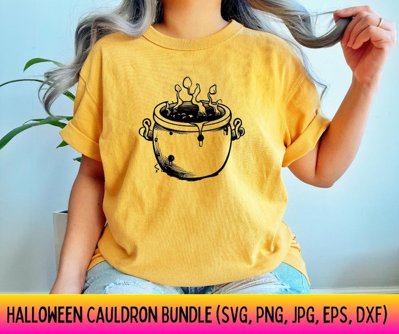Halloween Cauldron SVG Bundle, Cauldron SVG, Witches Cauldron PNG ...