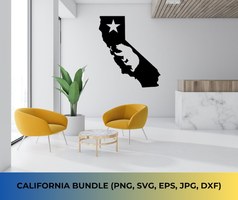 California SVG Bundle, California Map SVG, California Beach Clipart ...