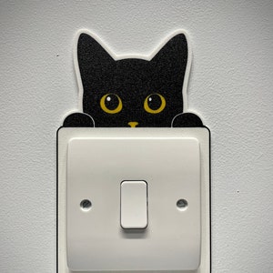 Peeking Cat Light Switch Surround Multi Colour 3D Printed - Etsy