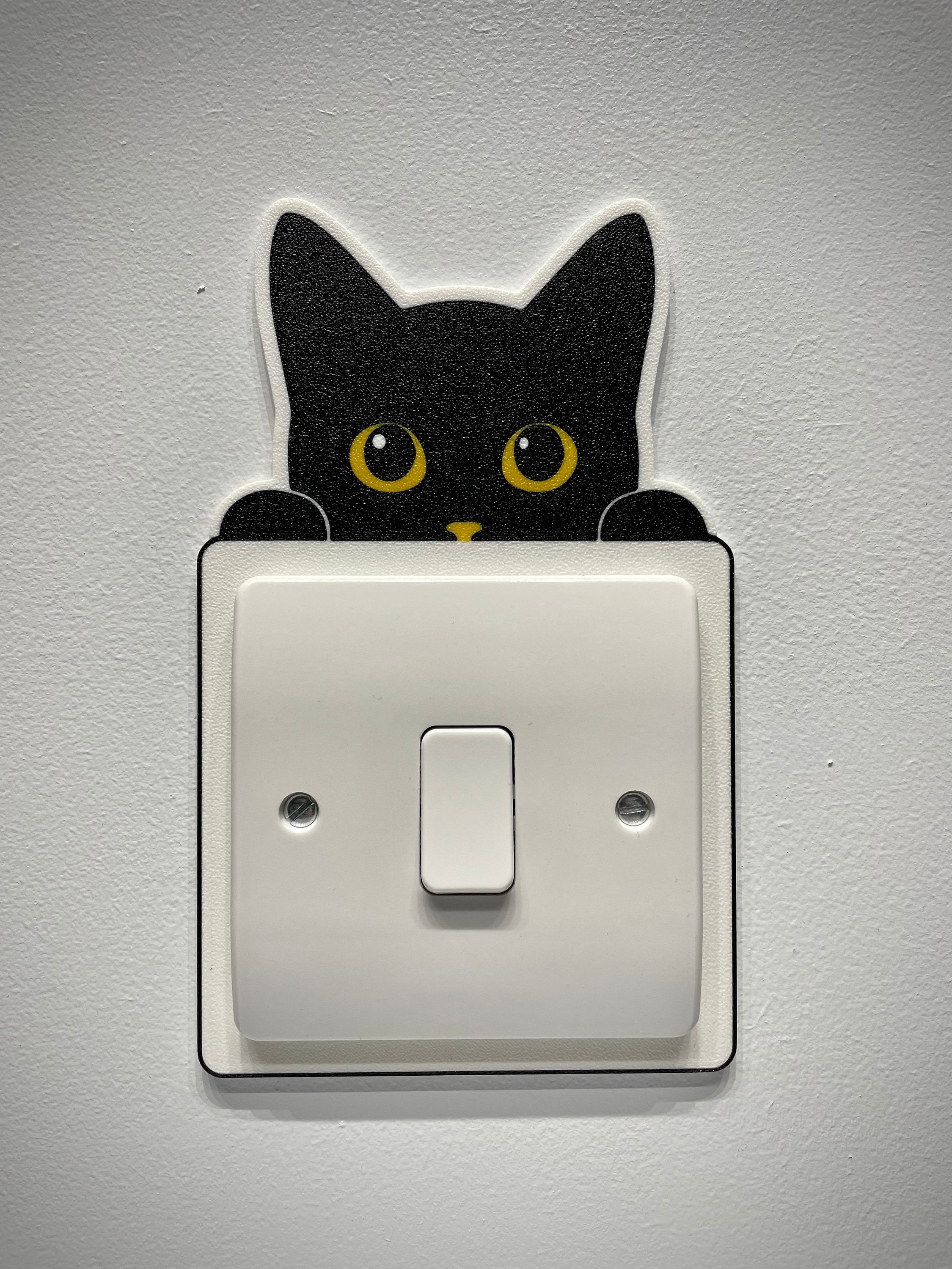 Peeking Cat Light Switch Surround Multi Colour 3D Printed - Etsy