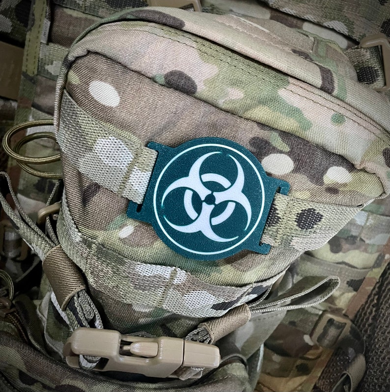 Tactical Molle Tag/patch - Bio Hazard Symbol - Etsy