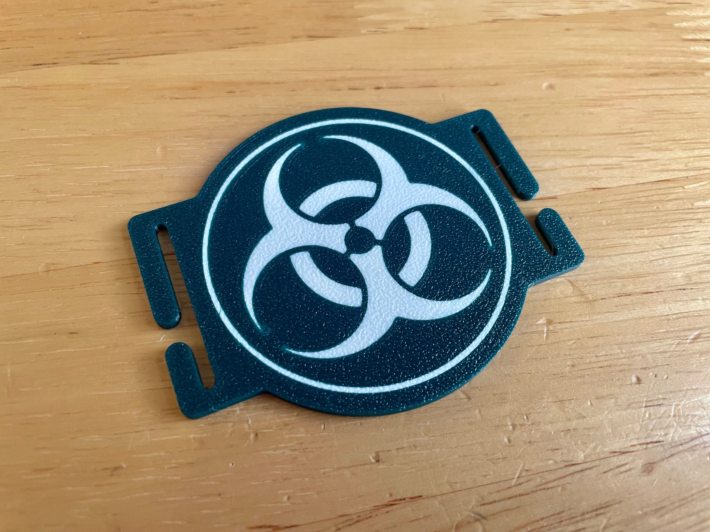 Tactical Molle Tag/patch - Bio Hazard Symbol - Etsy