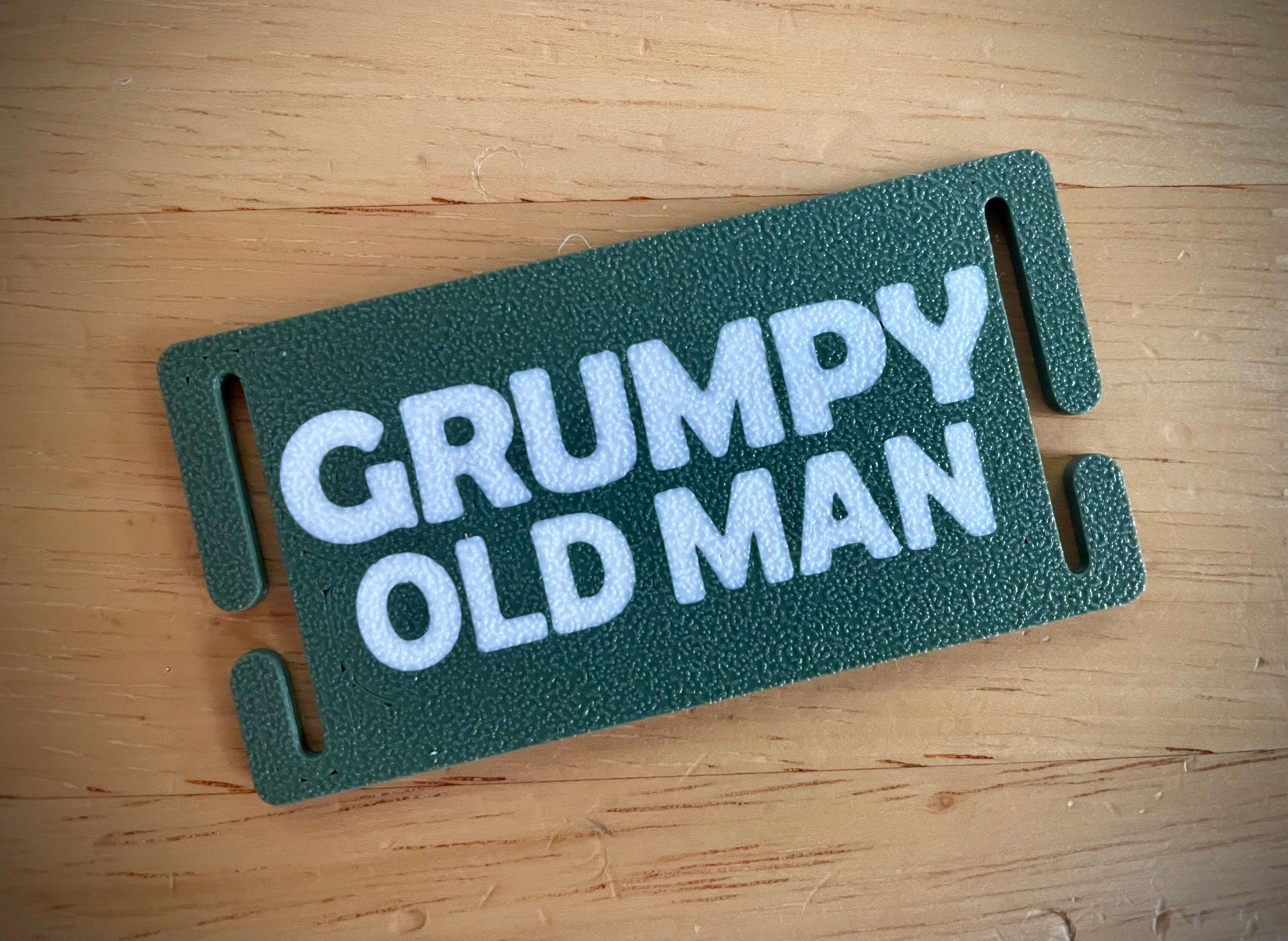 Tactical Molle Tag/patch - Grumpy Old Man - Airsoft - Etsy