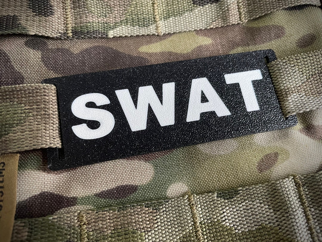 Tactical Molle Tag/patch - SWAT - Special Weapons and Tactics - Etsy