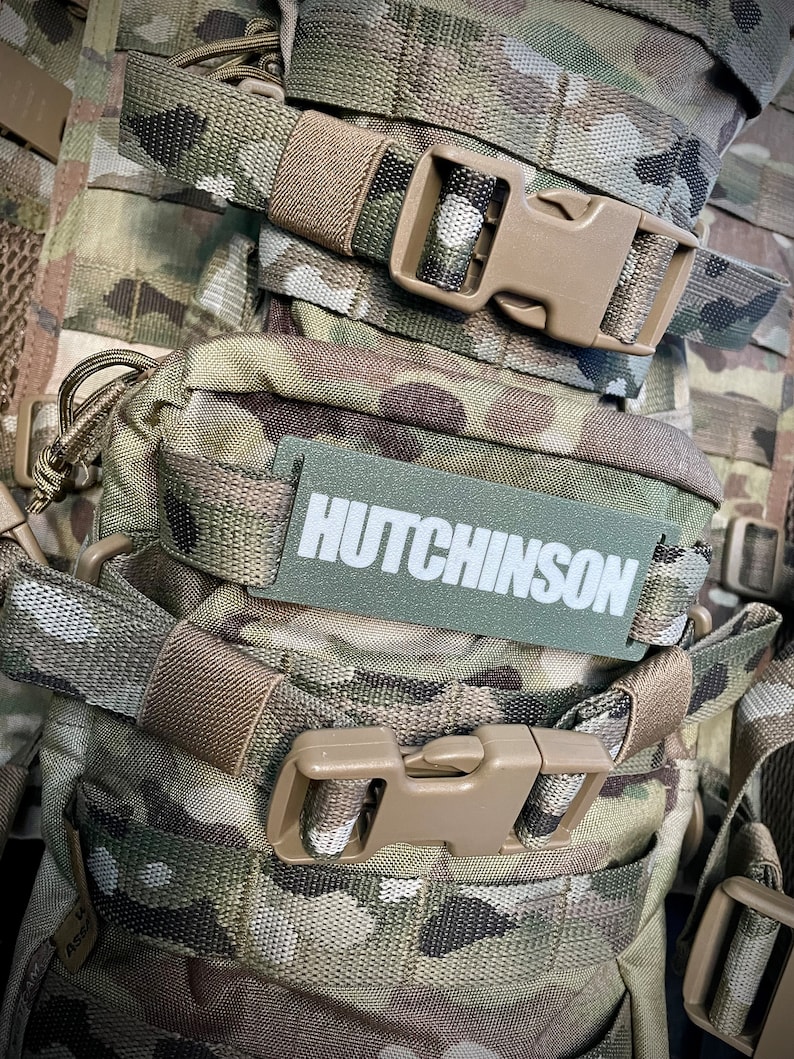 Custom Tactical Molle Name Tag/patch - Etsy