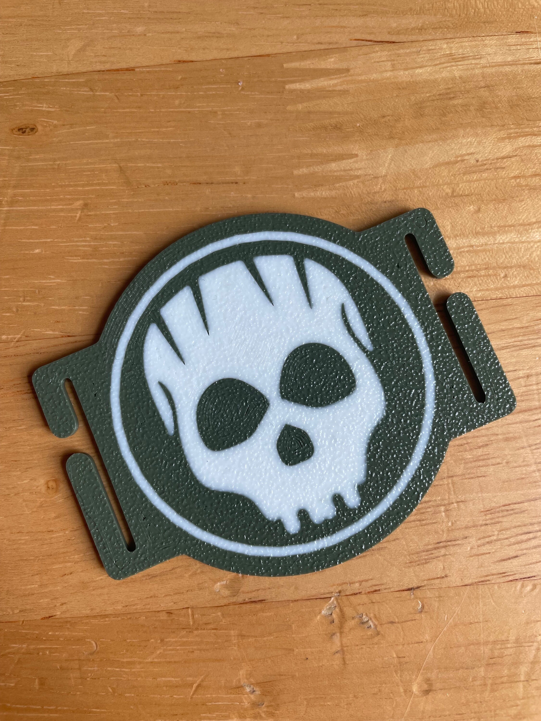 Tactical Molle Tag/patch - Skull Symbol - Etsy