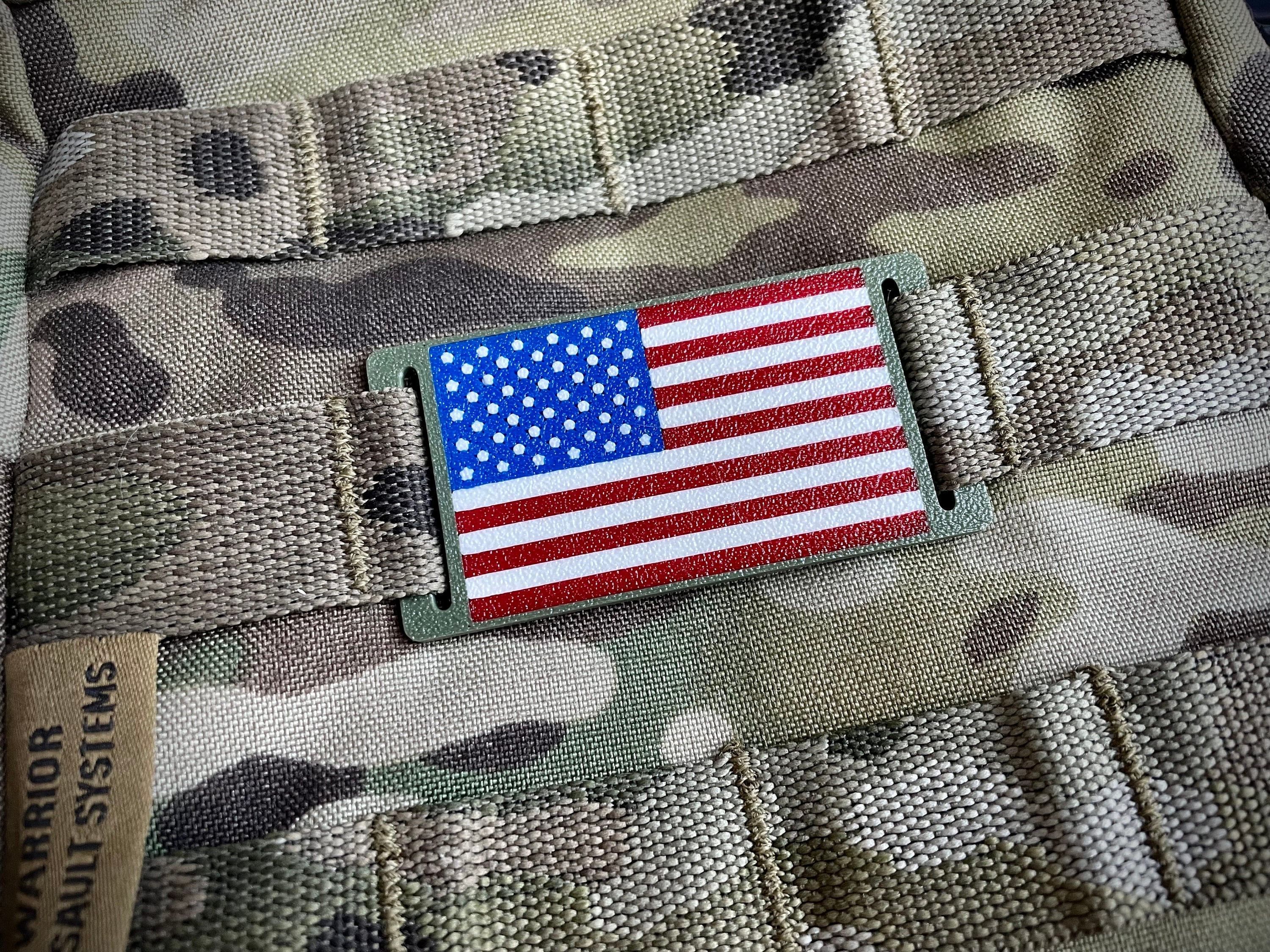 Tactical Molle Tag/patch - USA Flag - Etsy