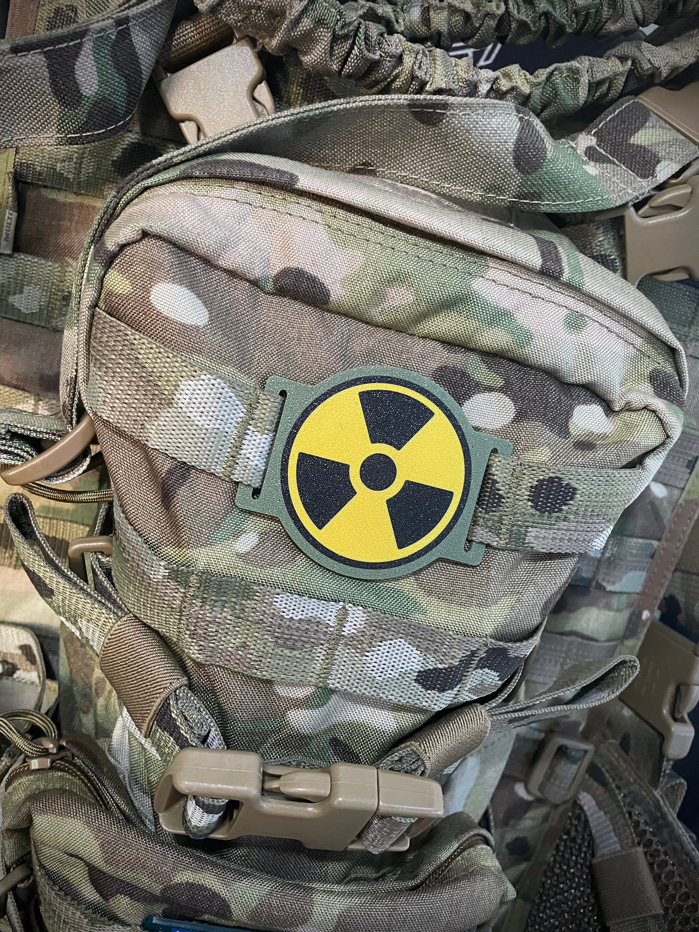 Tactical Molle Tag/patch Nuclear Hazard Symbol - Etsy