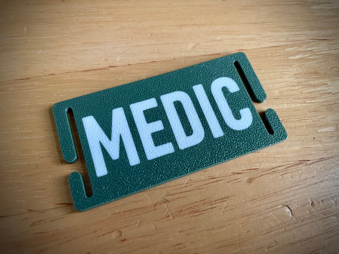 Tactical Molle Tag/patch - Medic - Etsy UK