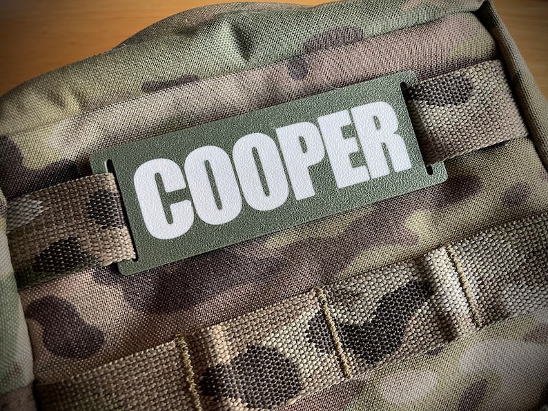 Custom Tactical Molle Name Tag/patch - Etsy