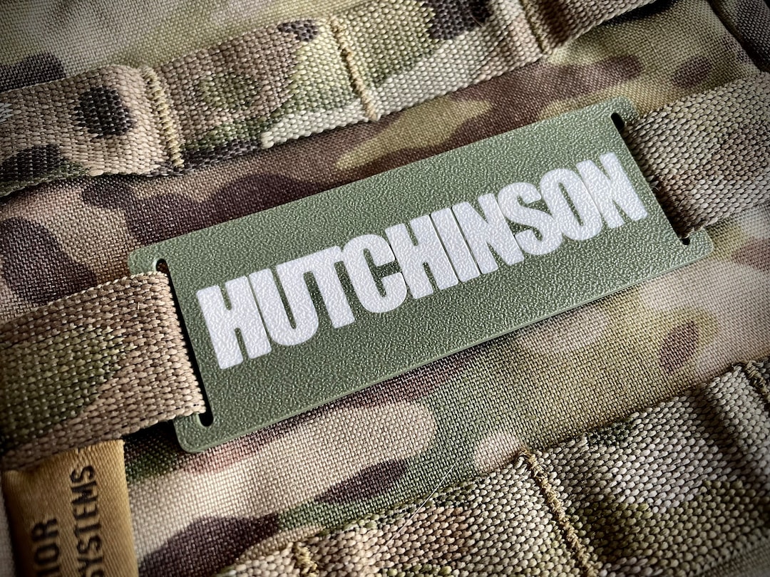 Custom Tactical Molle Name Tag/patch - Etsy