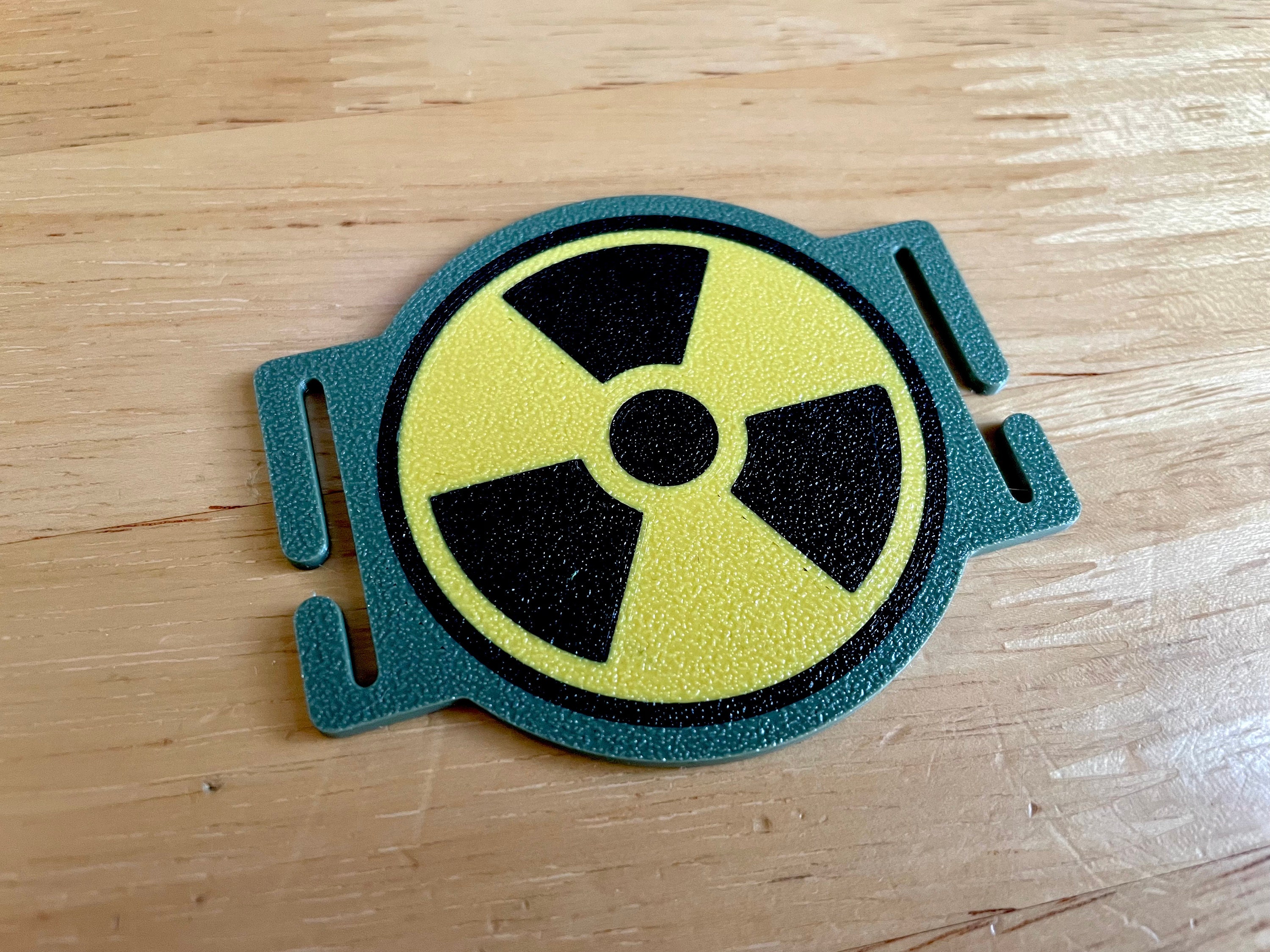 Tactical Molle Tag/patch Nuclear Hazard Symbol - Etsy