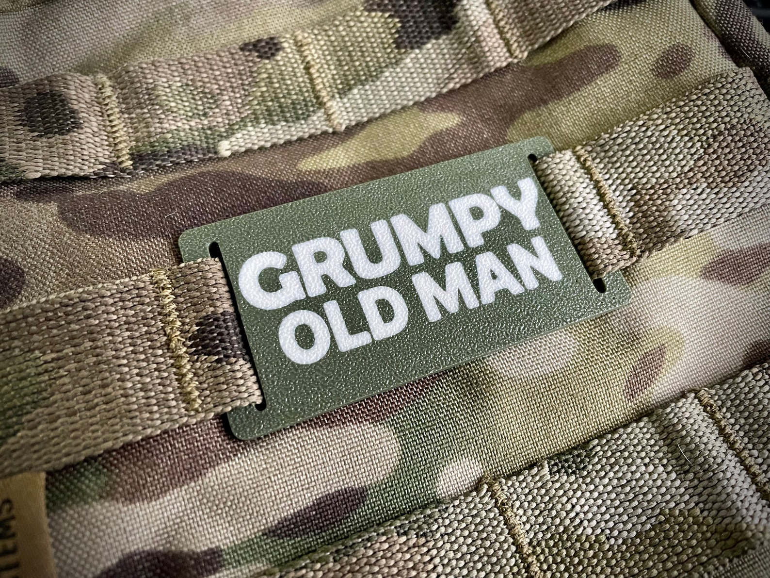 Tactical Molle Tag/patch - Grumpy Old Man - Airsoft - Etsy