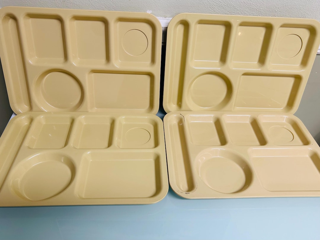 Vintage Silite Continental School-institution Divider Trays - Set of ...