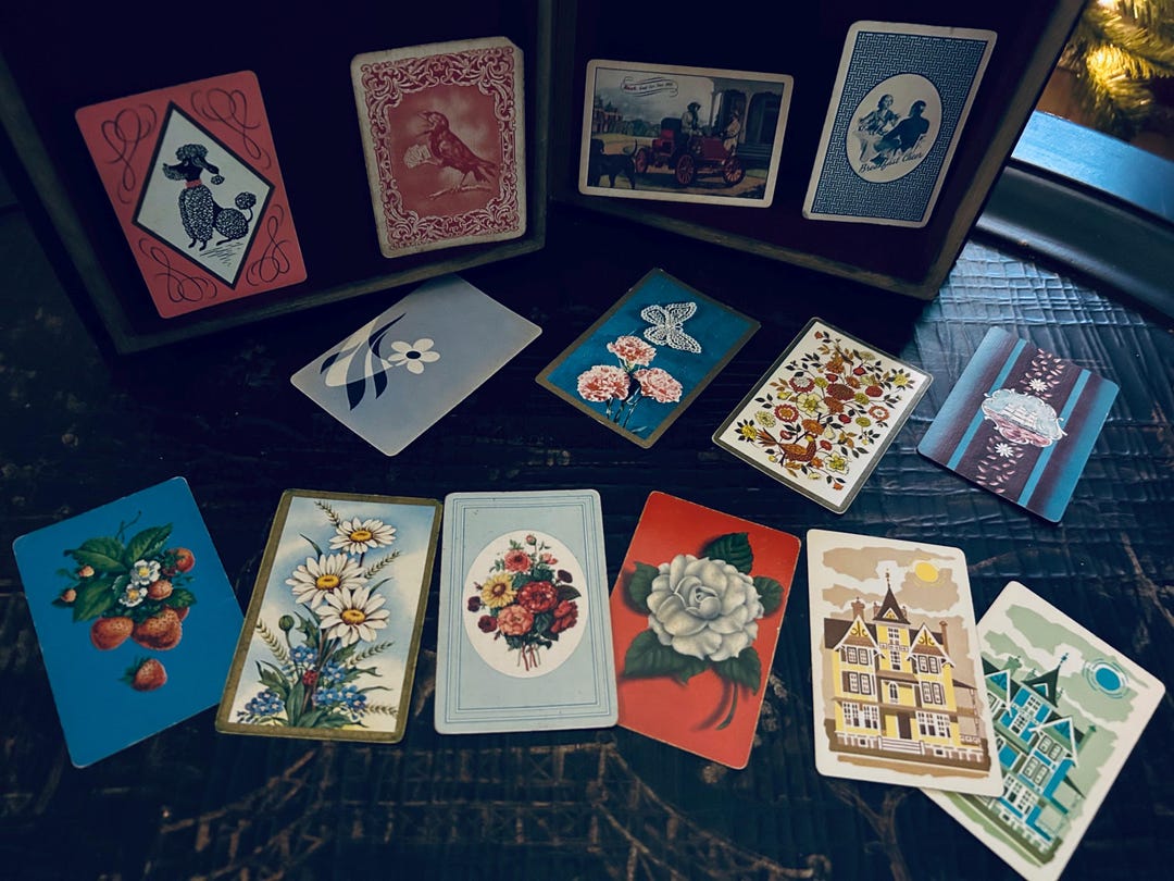 Antique and Vintage Nostalgic Playing Cards Set of 14 Includes My ...