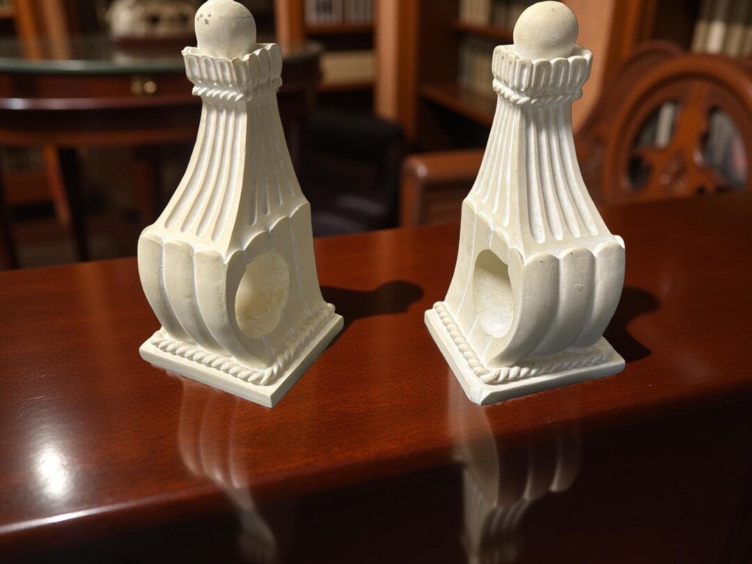 Vintage Ceramic French Architectural Finials: Set of Two - Etsy
