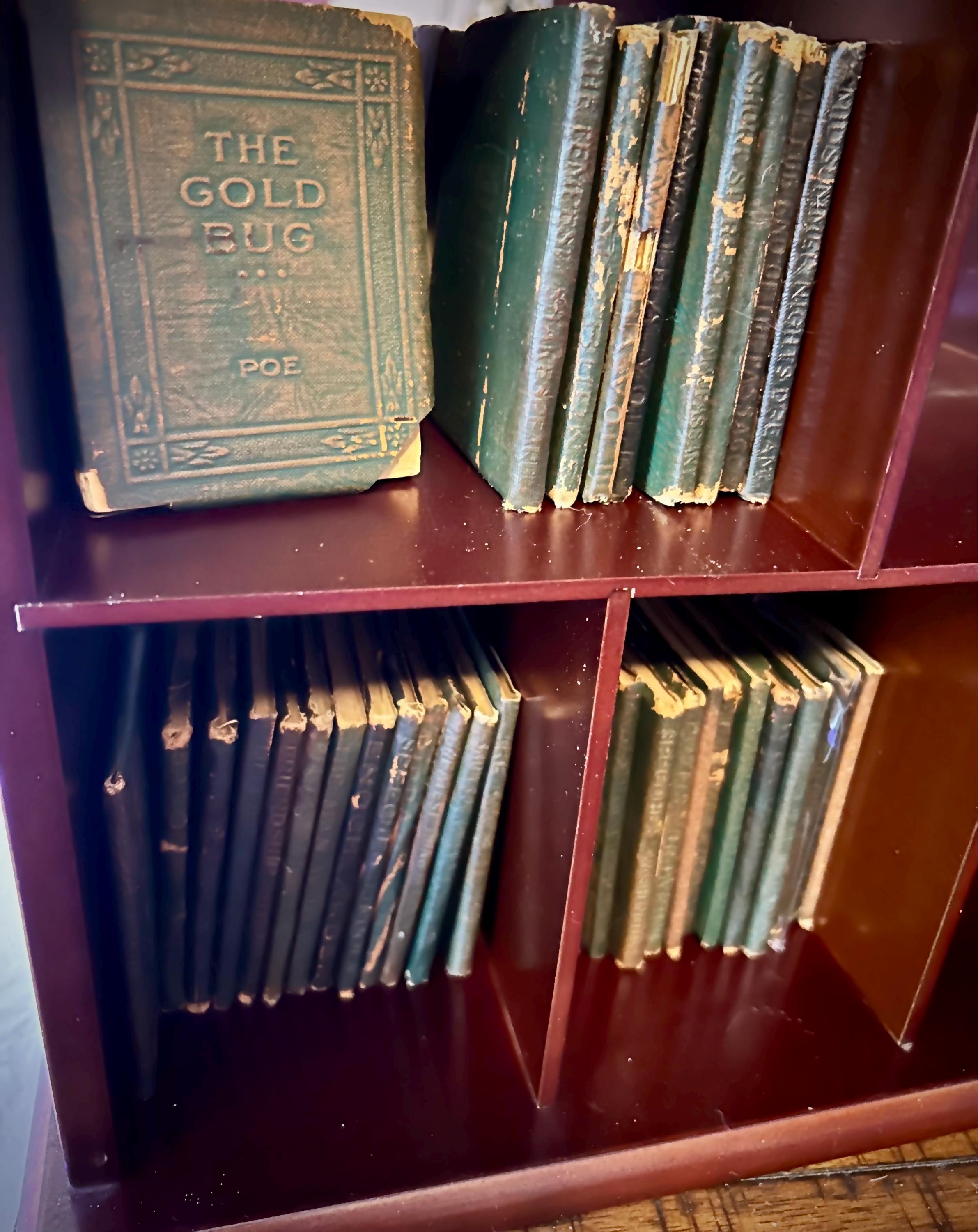 1920s Little Library Leather Mini Books: Green Redcroft Edition - Etsy