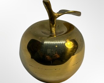 Vintage Brass Apple Box - Etsy