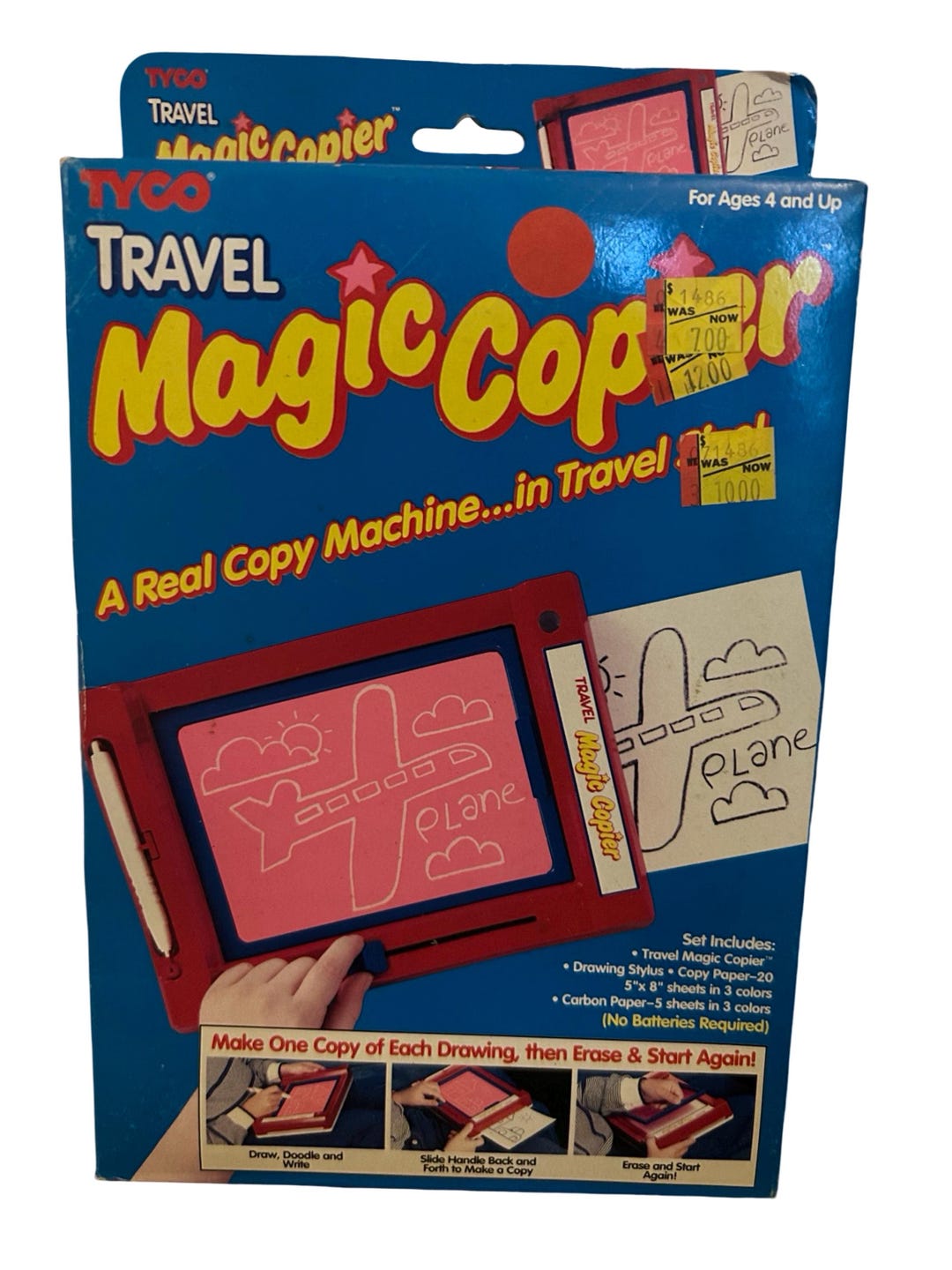 1990 Tyco Magic Copier - Machine Carbon Box Toy - Copy Art Drawing - New - Unused - Etsy