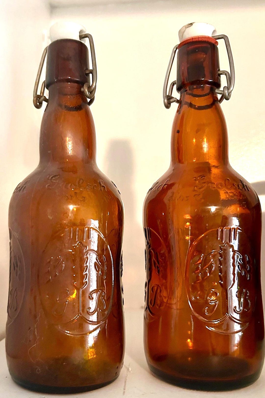 Vintage Grolsch Amber Beer Bottle With Ceramic Swing Top - Etsy