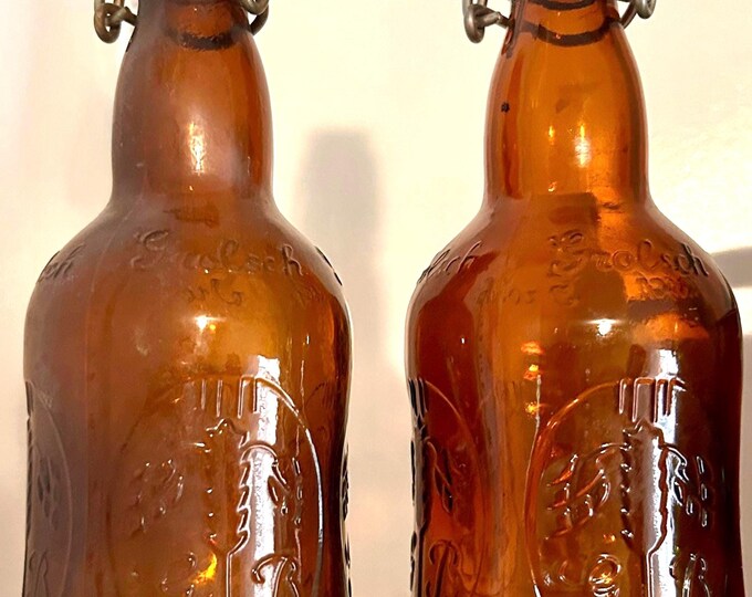 Vintage Grolsch Amber Beer Bottle With Ceramic Swing Top - Etsy