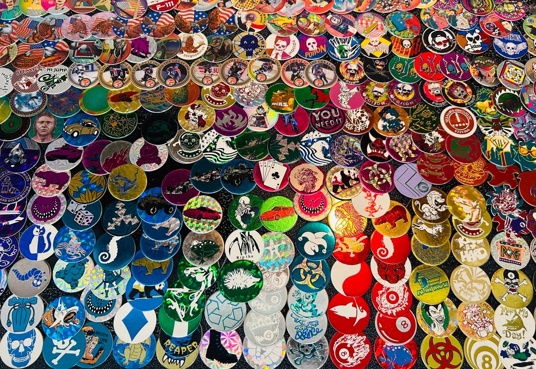 Collection POG des années 90 - 75 POG + Three Slammers - Métal et ...
