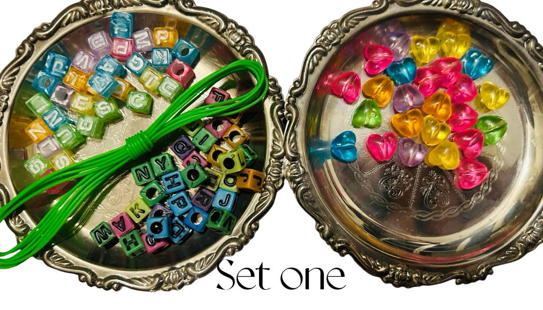 Vintage 90s Brightly Colored Beads - Etsy