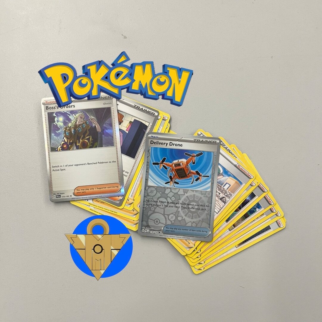 20 Poké Cards Custom Support Card Booster Pack Pokemone Gift Pokemon ...