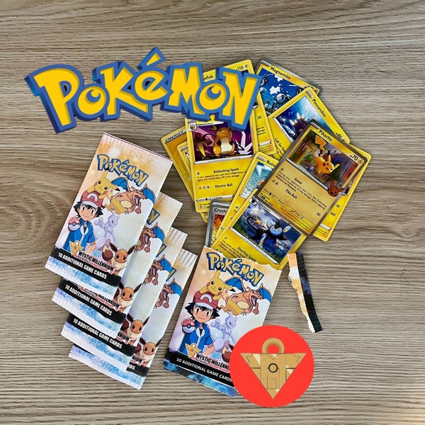 Pokemone Cards Party Favors - Etsy