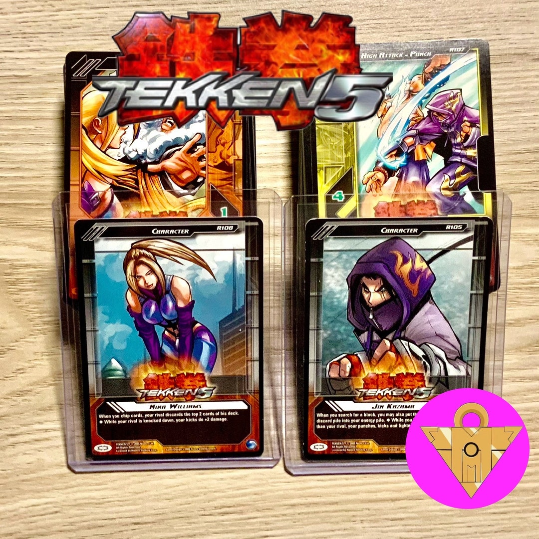 OG Tekken Card Gift Set Tekken5 Video Game CCG Gift for Him Video Gamer ...