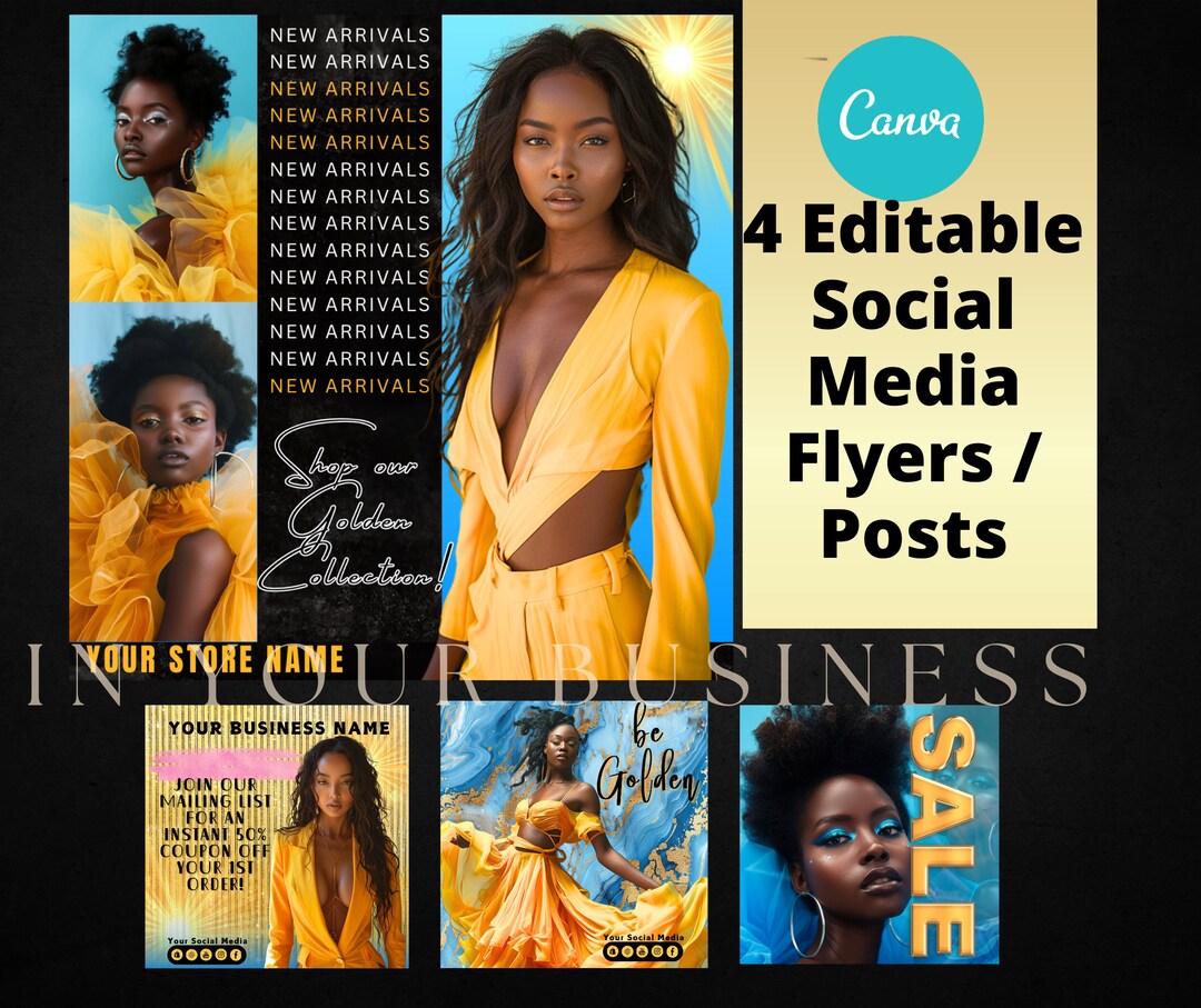 Clothing Flyer Template, Boutique Flyer Template, IG Flyer, Business ...