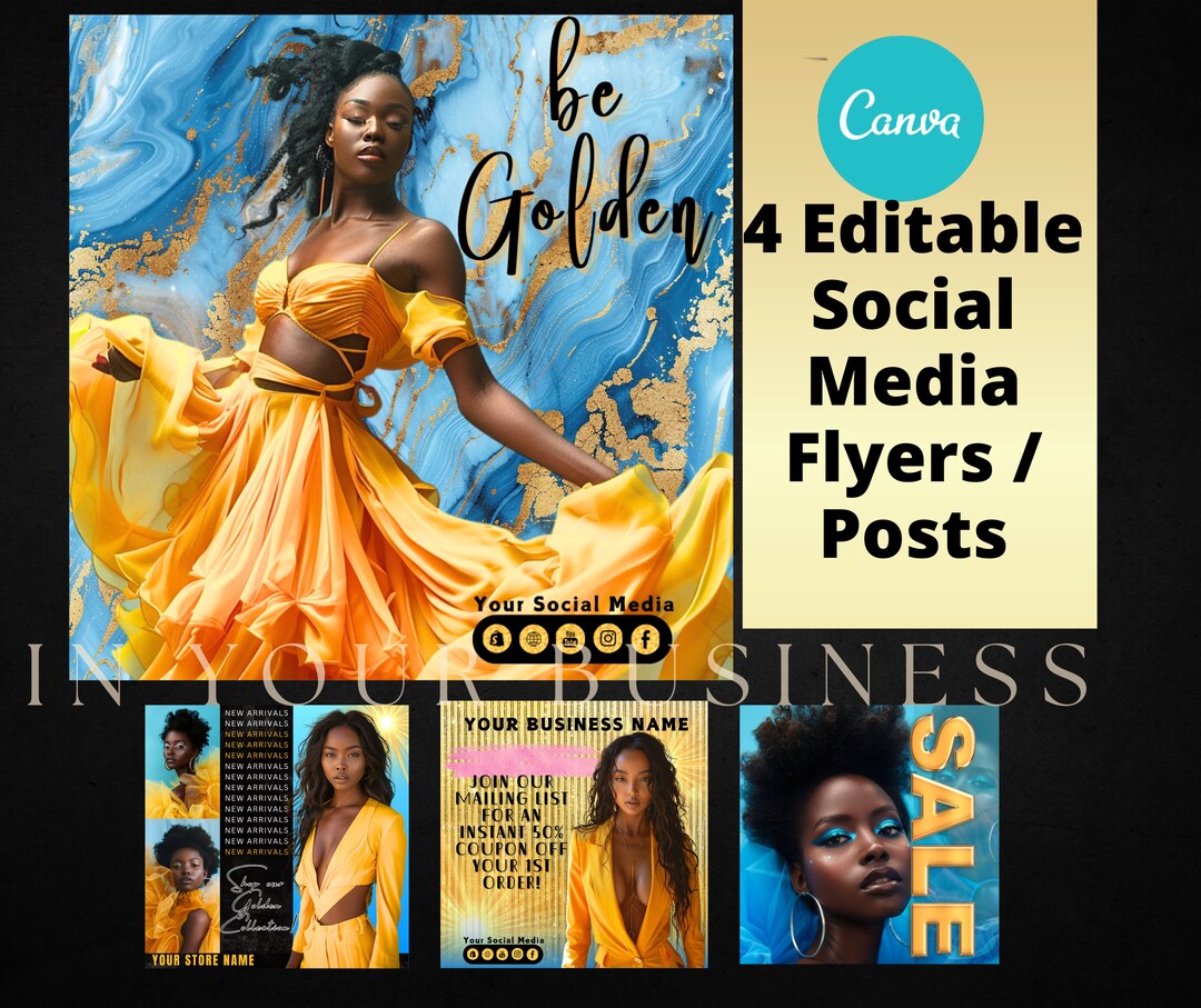 Clothing Flyer Template, Boutique Flyer Template, IG Flyer, Business ...