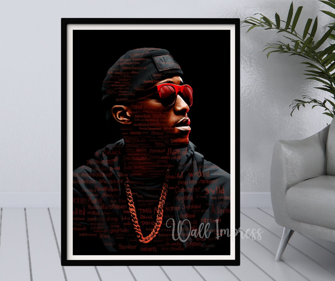 Hip Hop Posters, Afrocentric Artwork Hip Hop Street Portrait Designs ...