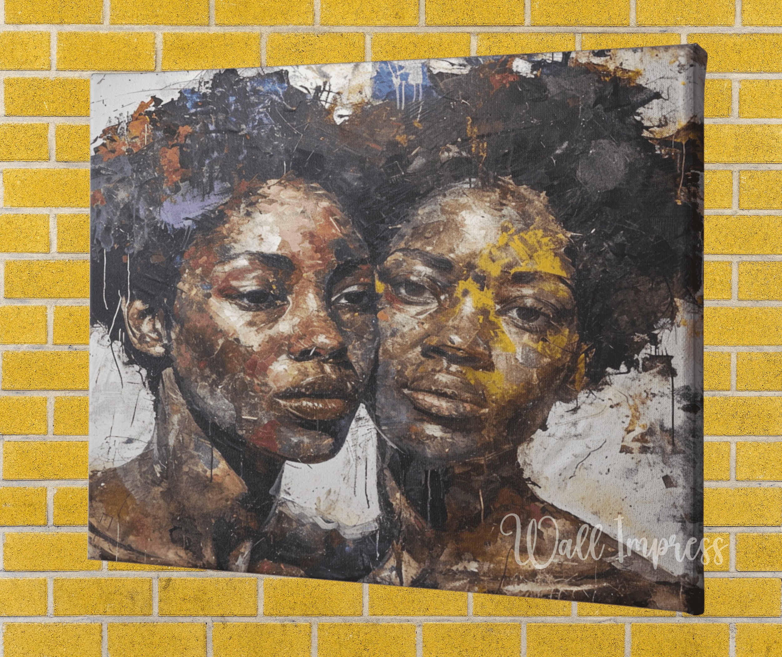 Afrocentric Artwork, Afrocentric Wall Art, African American Woman Wall ...