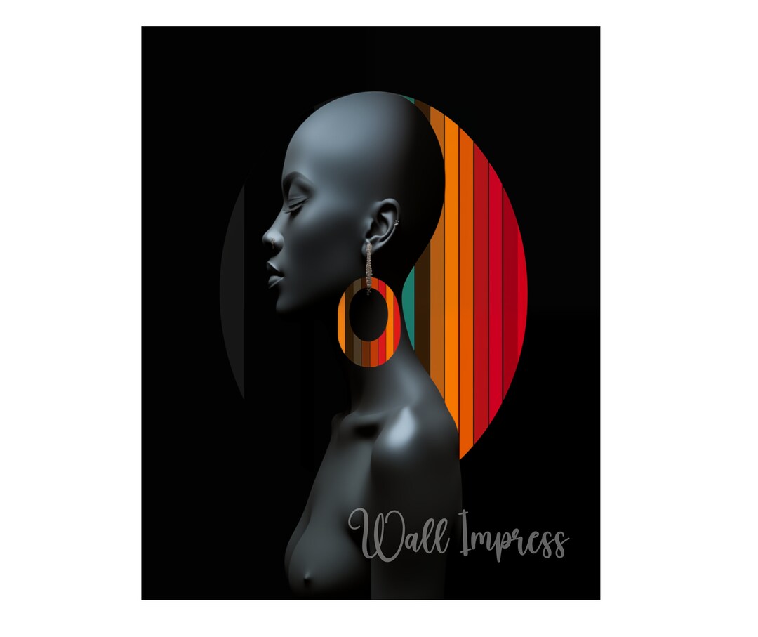 Afrocentric Wall Art, African American Artwork, African American ...