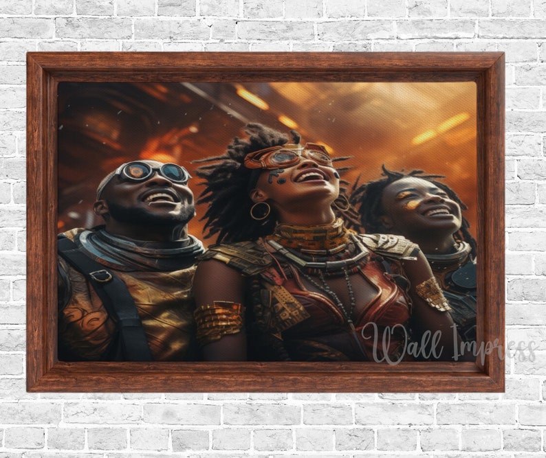 Afrofuturism Artwork, Afrocentric Art, Afrocentric Wall Art ...