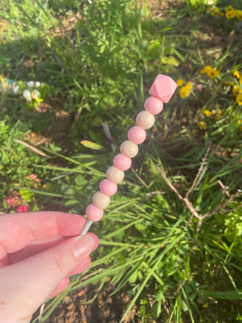Pink Beaded Crochet Hooks, Novelty Crochet Hooks, Crochet Hooks Made to ...