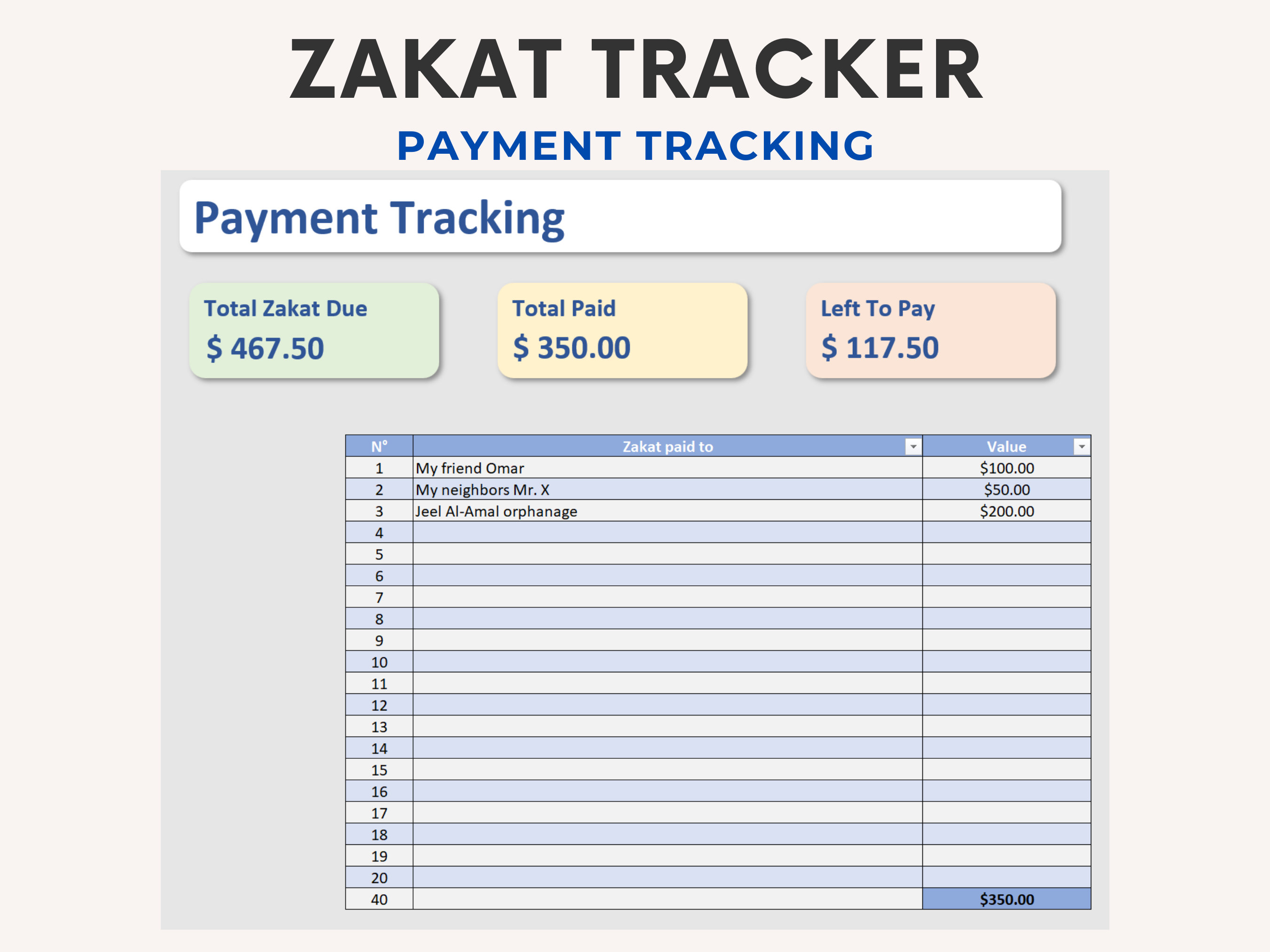 Zakat Calculator 2024 Spreadsheet Excel Zakat Gold Calculator Zakat in ...
