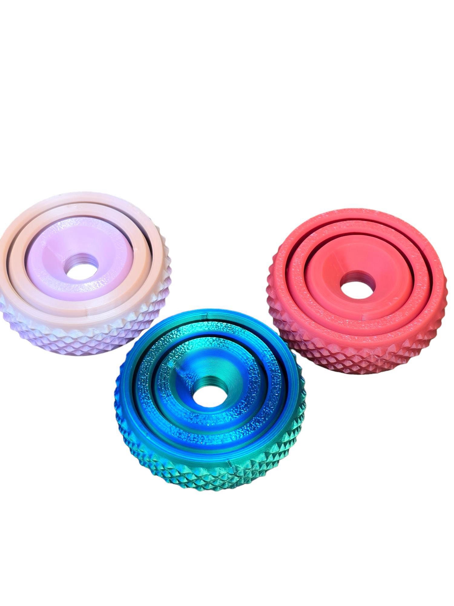3D Printed Gyro Sensory Fidget Spinner ADHD Stress Reliever Pressure ...