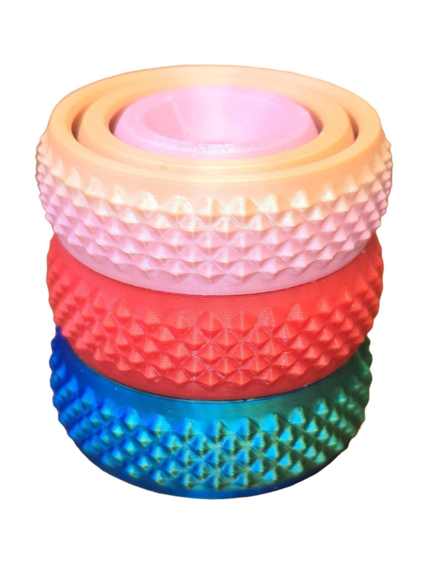 3D Printed Gyro Sensory Fidget Spinner ADHD Stress Reliever Pressure ...