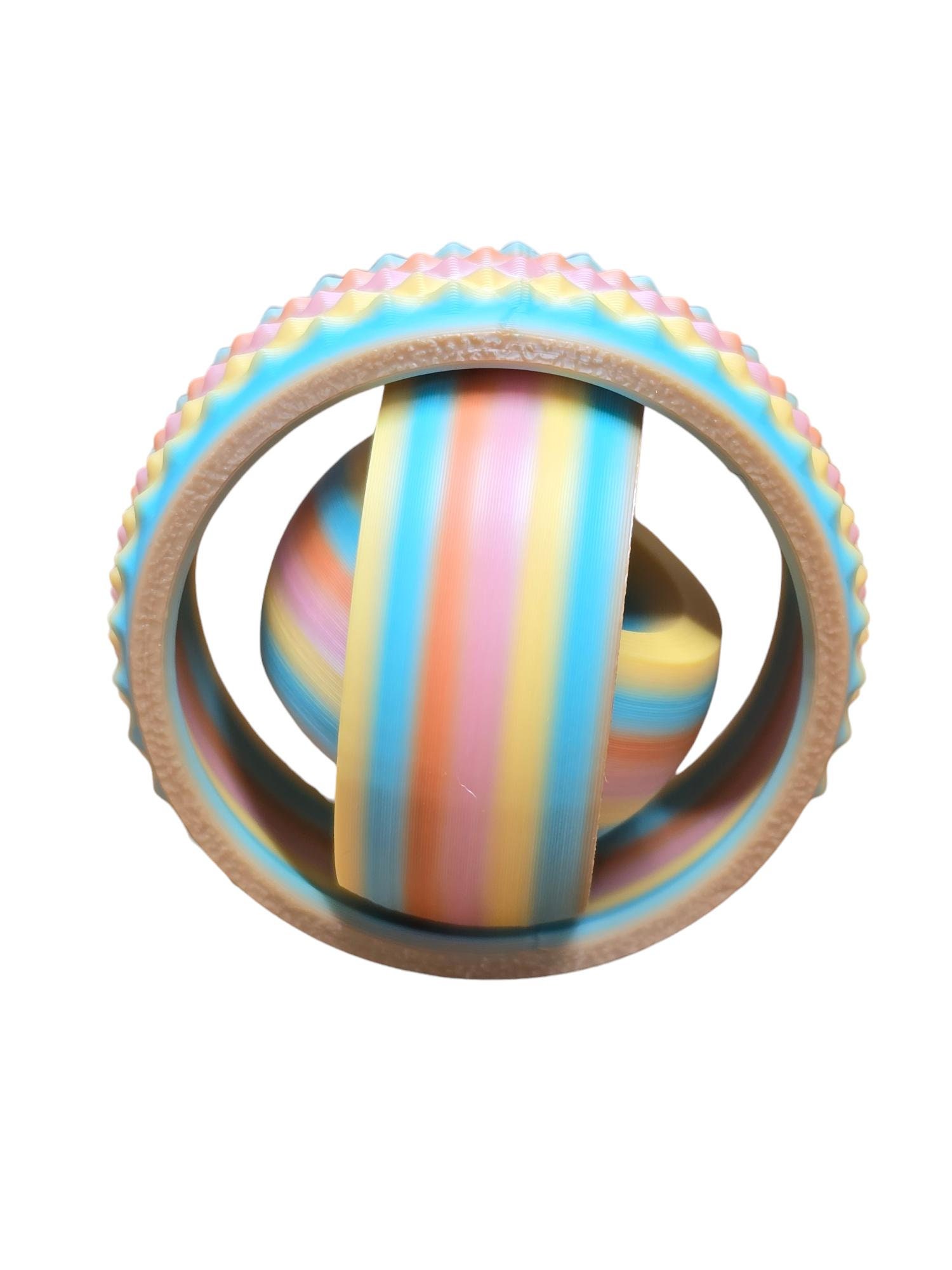 3D Printed Gyro Sensory Fidget Spinner ADHD Stress Reliever Pressure ...