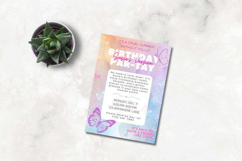 Lover Themed Birthday Party Invitation - Etsy