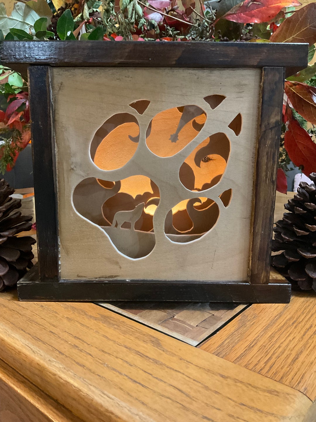 Footprint Shadow Box - Etsy