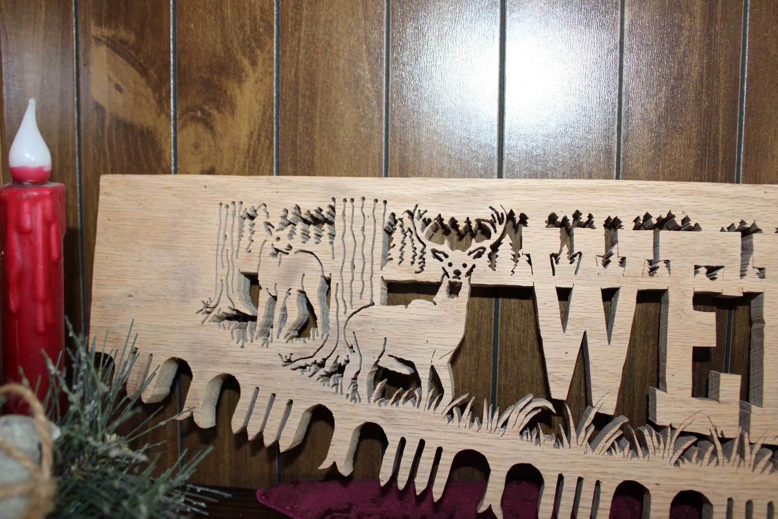 Crosscut Saw Welcome Sign - Etsy