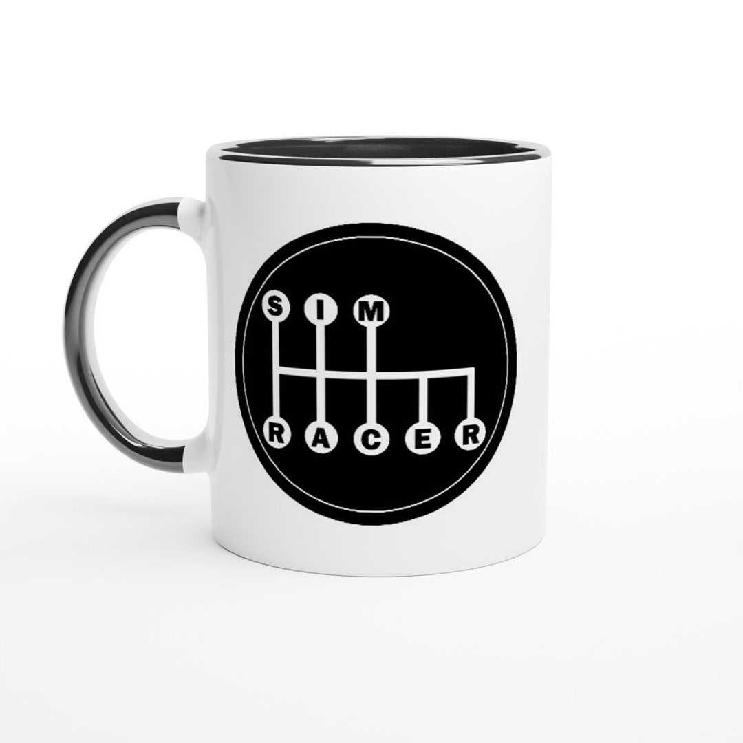 Sim Racer 'gear Shifter' Sim Racing Gifts Coffee Mug Sim Racer 'gear ...