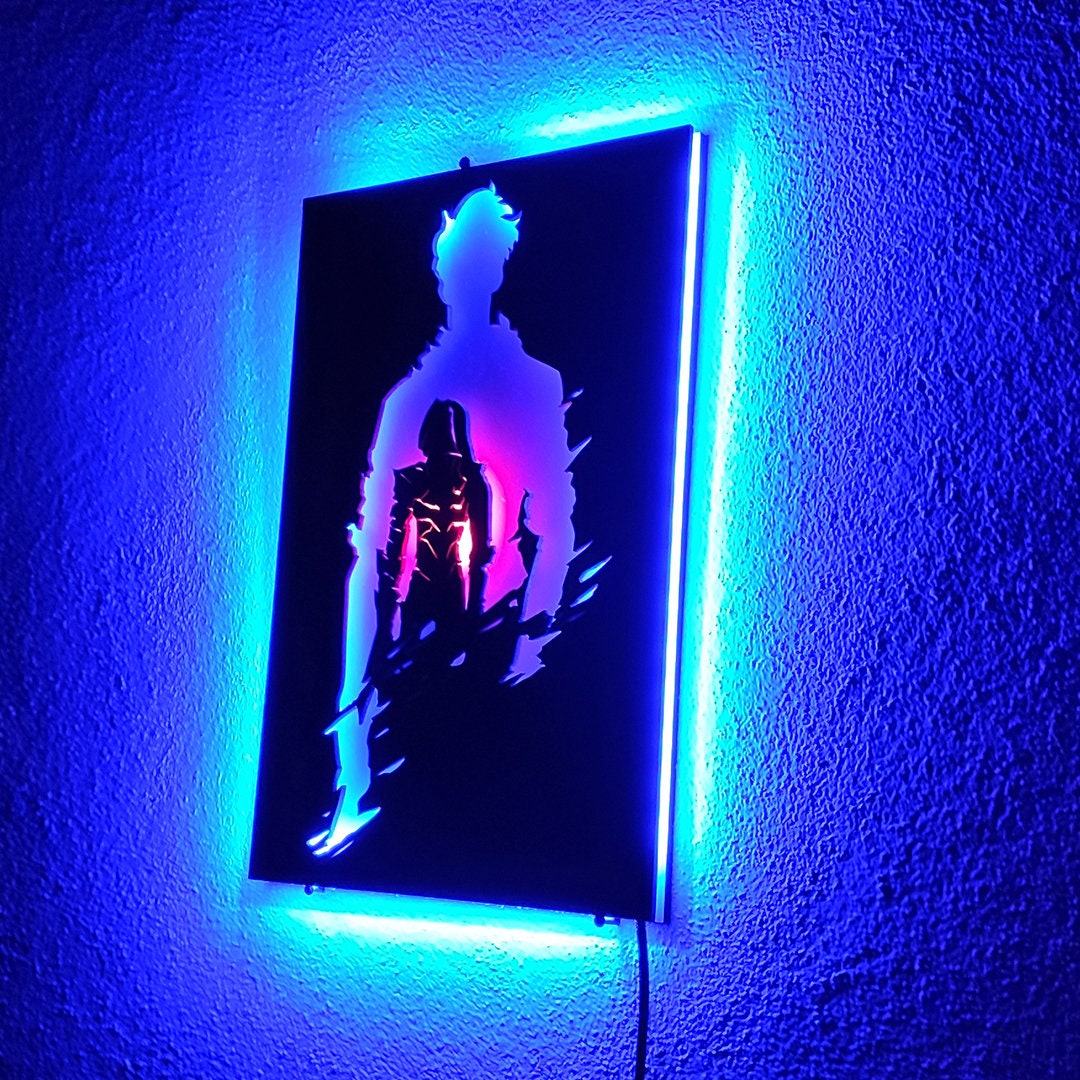 Solo Leveling Light Anime Gift Solo Leveling Gift Night Light Custom ...