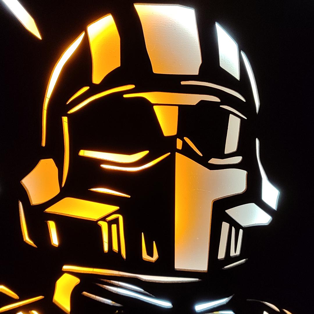 Helldiver Soldier Laser Cut File, SVG PNG JPEG Engraving, Arrowhead ...