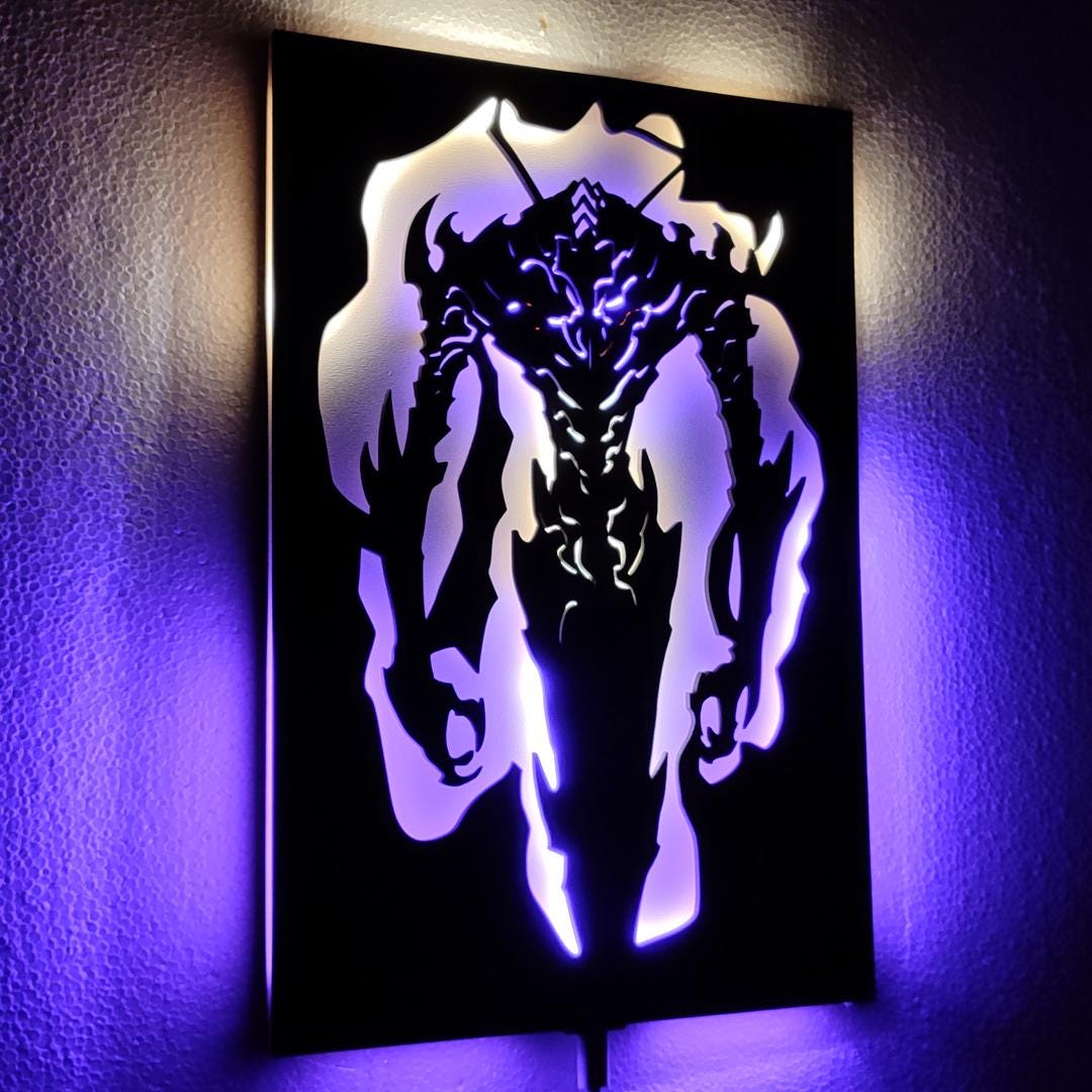 Custom Solo Leveling Beru Night Light Anime Gift, Personalized LED ...