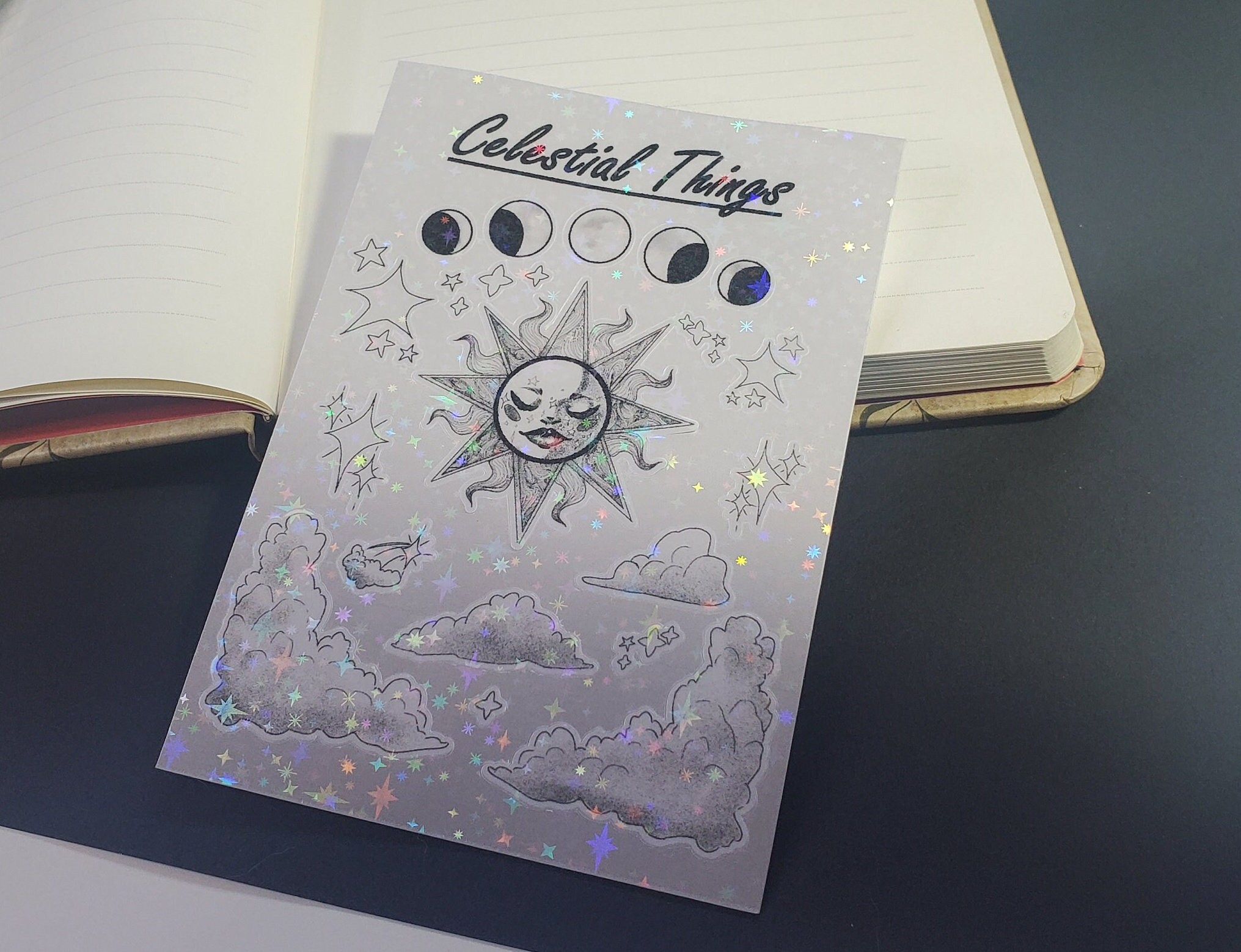 Celestial Sticker Sheet - Etsy