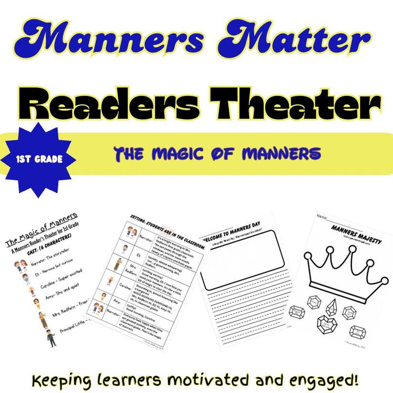The Magic of Manners: A 1st Grade Manners Readers Theater & Activities ...